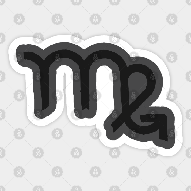Virgo And Scorpio Double Zodiac Horoscope Signs Virgo Sticker